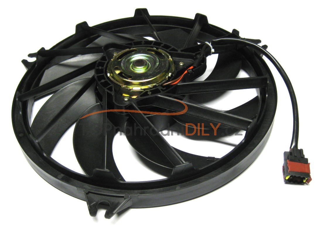 Ventilátor chladiče Peugeot 206 s klimatizací