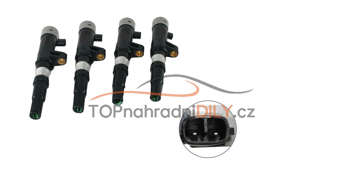 4 x zapalovací cívka Dacia Duster, 8200208611