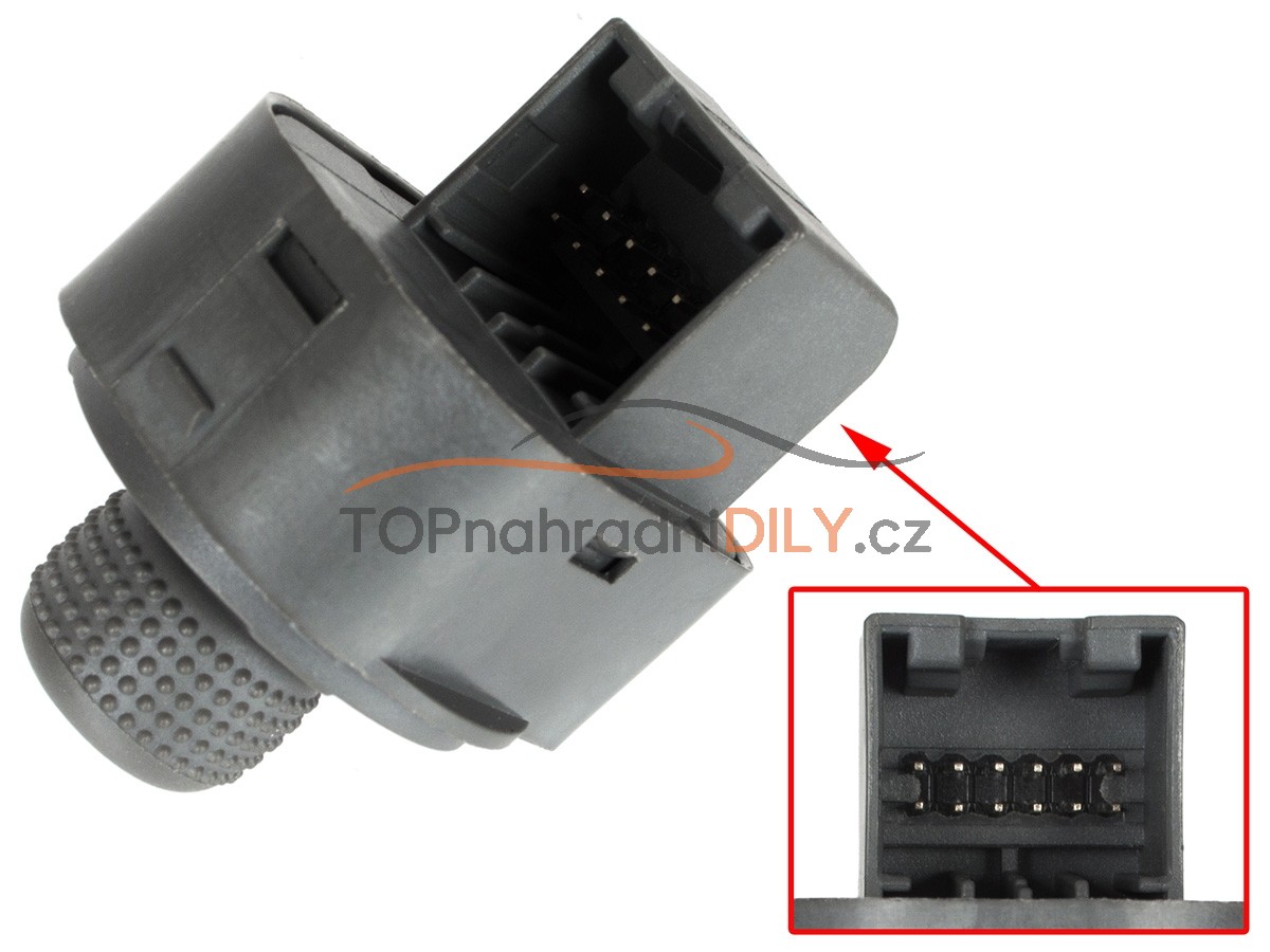 Ovládání vypínač zpětných zrcátek Fiat Ducato 735511514