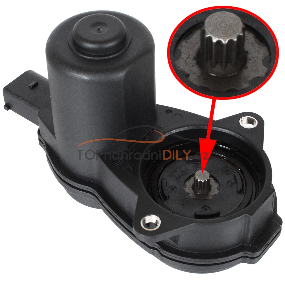 Elektromotor, servomotorek ruční brzdy Audi A4 B8, 12-TORX