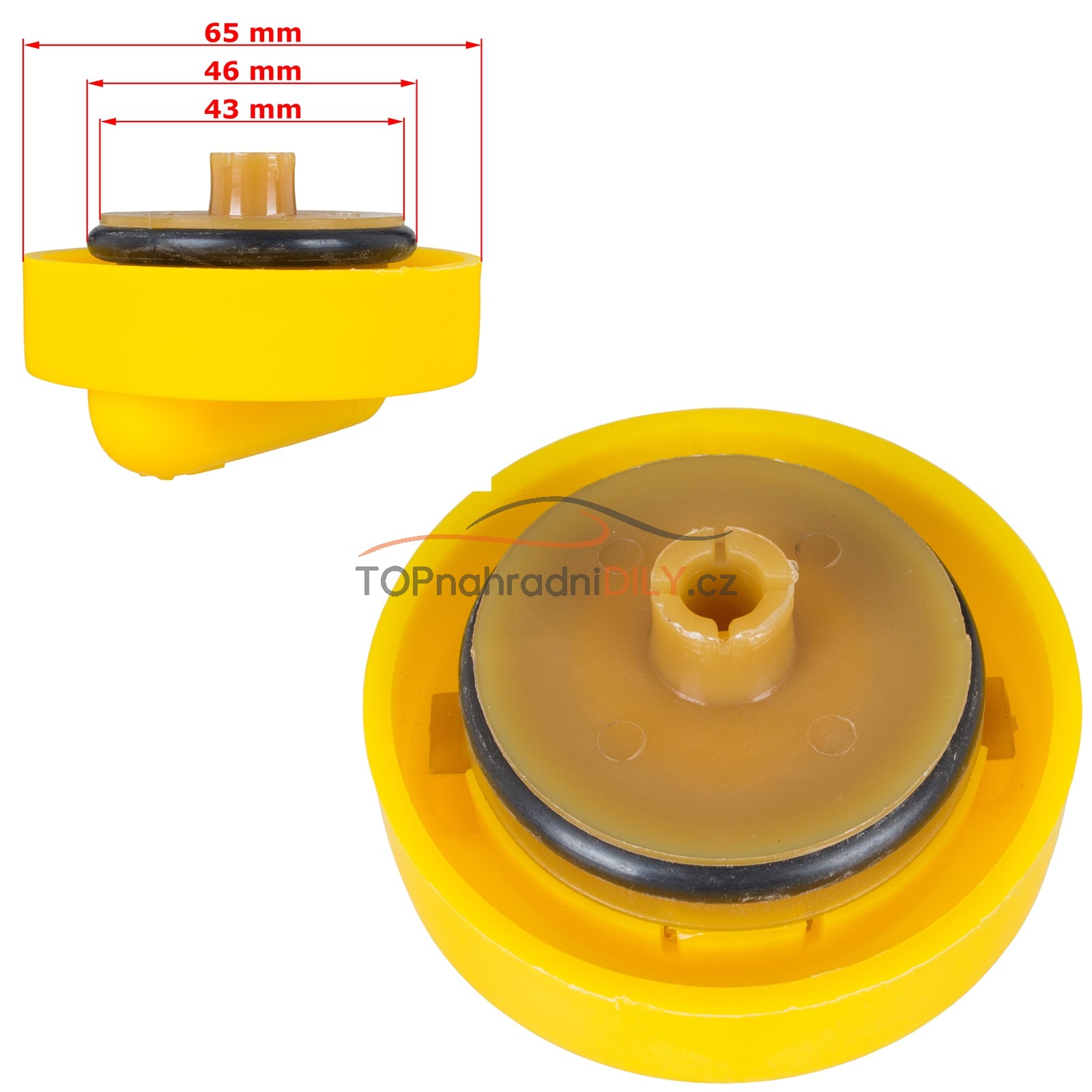 Uzávěr otvoru na nalévání oleje Renault Trafic II, 7701066086